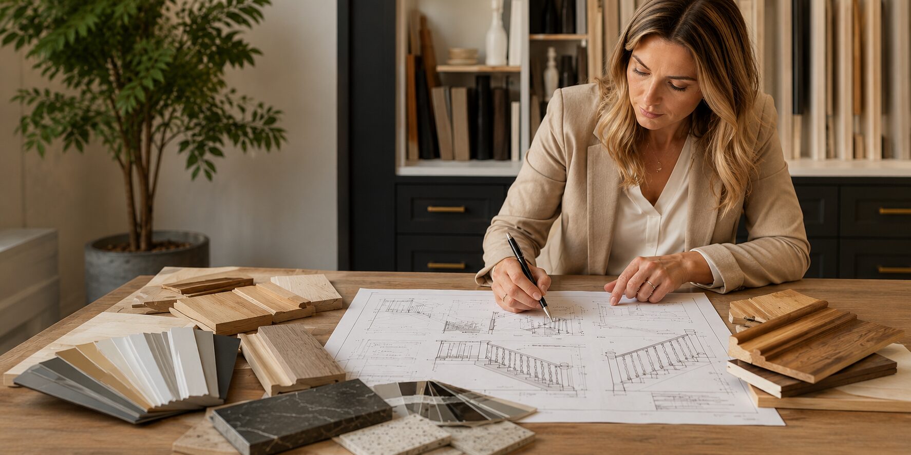 Interior Designer Finishing | Trueline Moulding, Stairs & Railing
